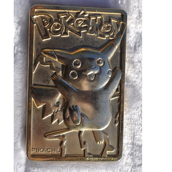 Pokemon | Games | Pikachu Pokemon Evolution Gold Plated 999 Nintendo ...